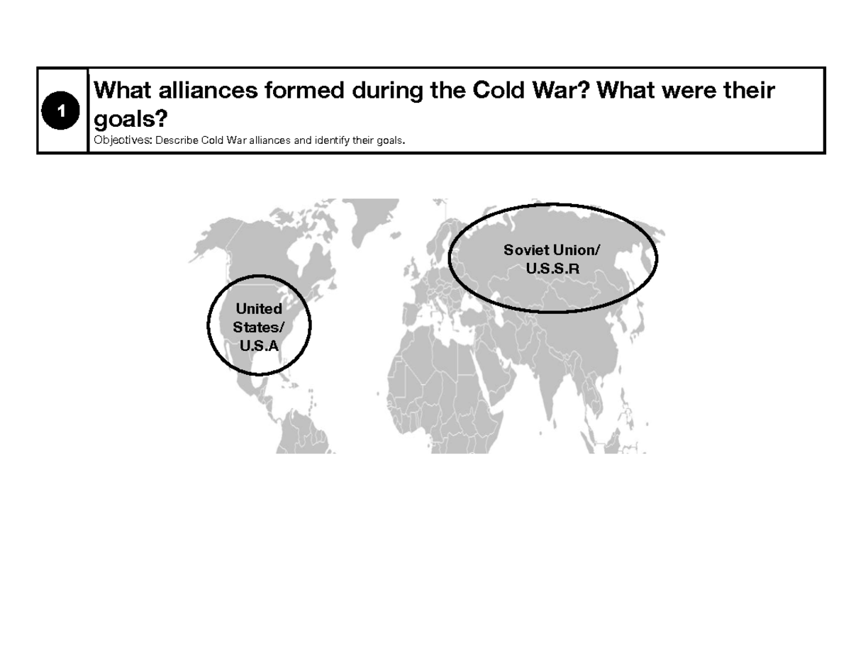 Cold War Alliances and Containment Strategies: A Study Guide (HIST 101) - Studocu