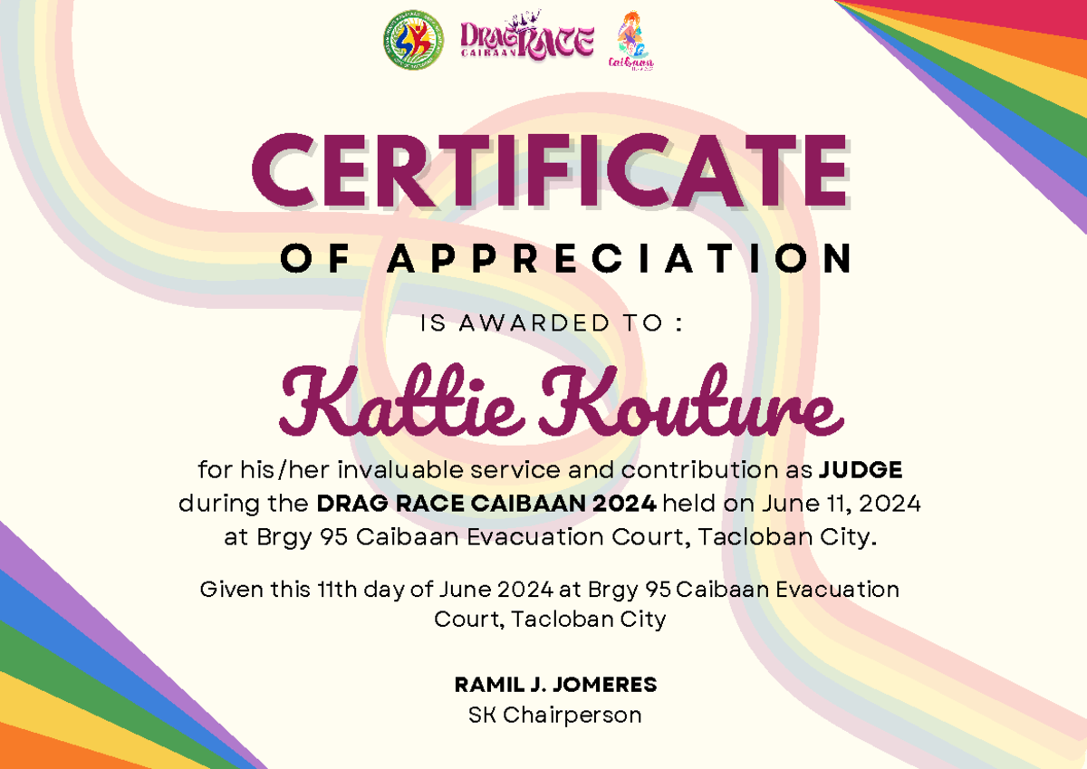 Violet Colorful Certificate of Appreciation - O F A P P R E C I A T I O ...