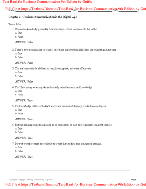 Chapter 3 - Business Communication - Lecture Notes on Business ...