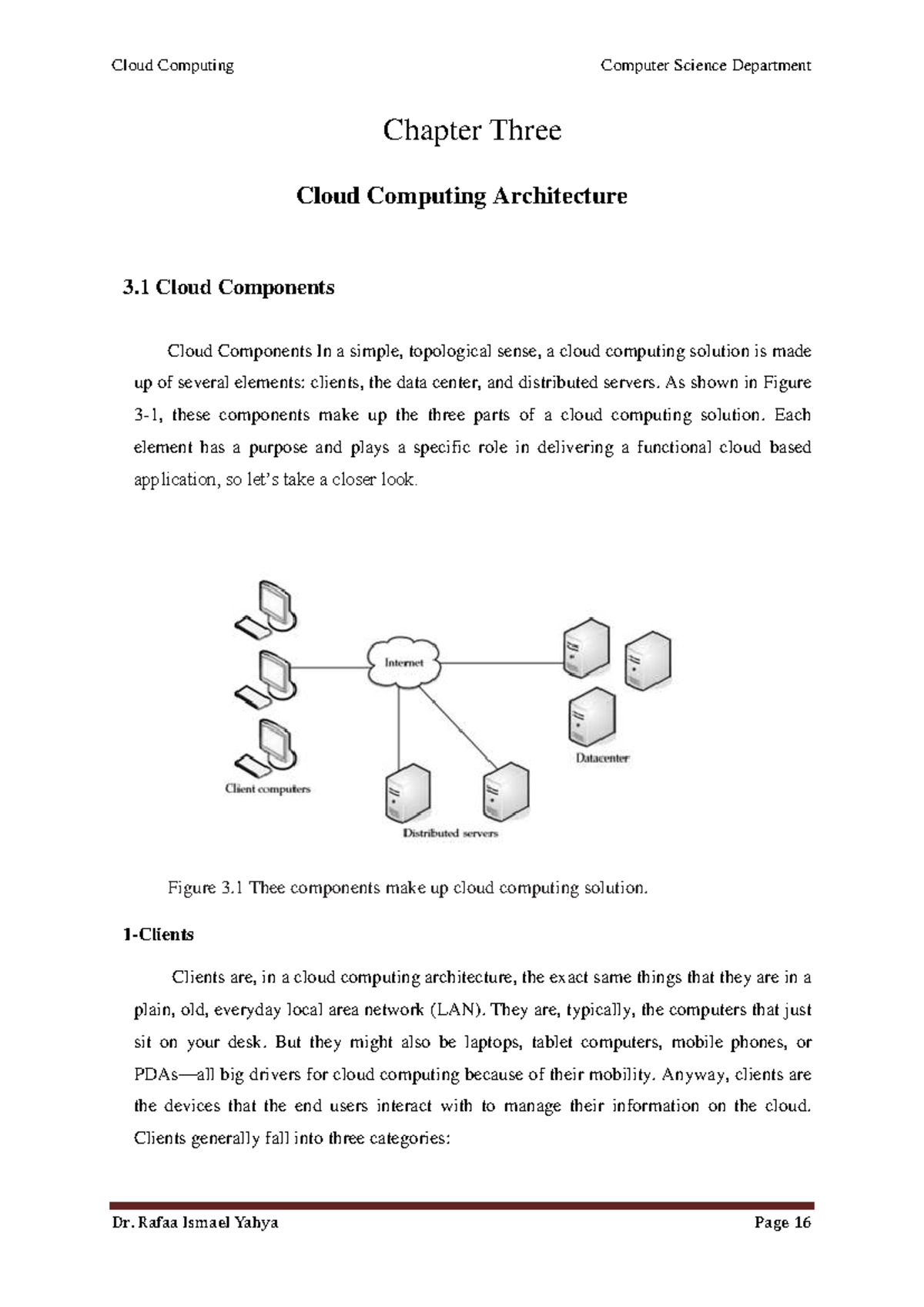 CS 101: Chapter 3 - Cloud Computing Architecture and Models - Studocu