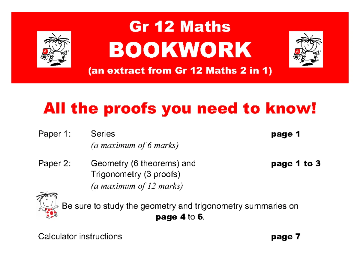MSI Calculus Questions - MATERIAL FOR GRADE 12 Differential Calculus ...
