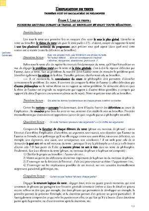 Méthodologie de recension critique d'une lecture - Recension critique ...