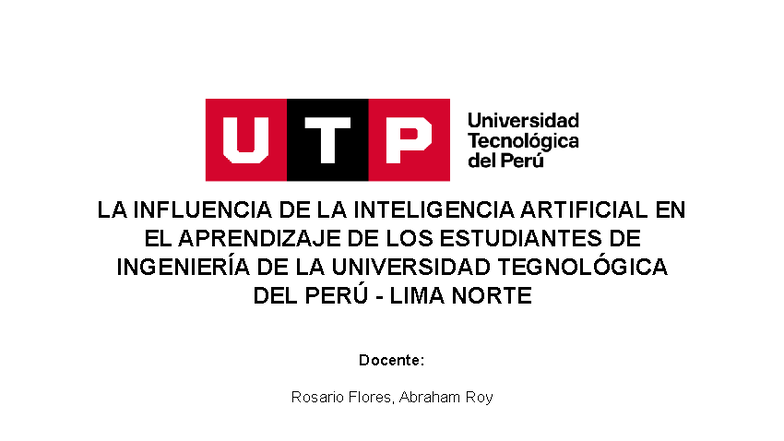 LA INFLUENCIA DE LA IA EN EL APRENDIZAJE DE ESTUDIANTES DE INGENIERÍA ...