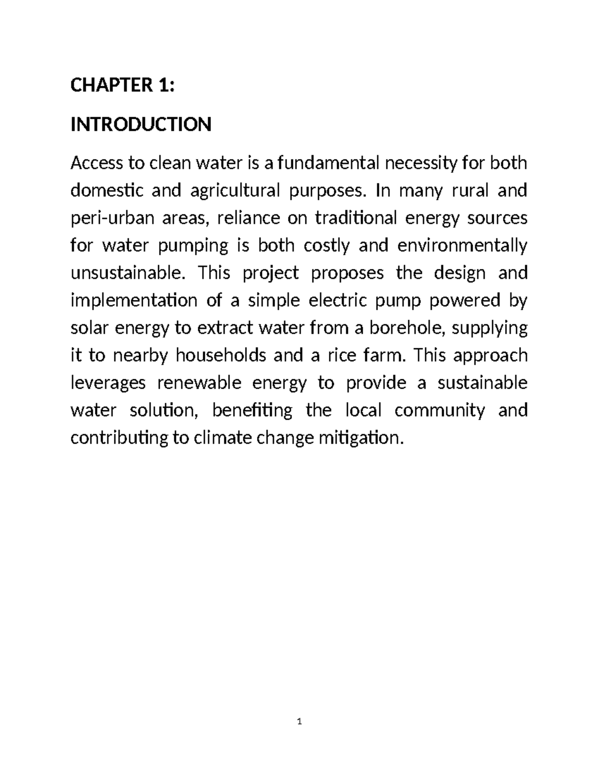 PHYS 101: CHAPTER 1 - Solar-Powered Water Pumping System Design - Studocu