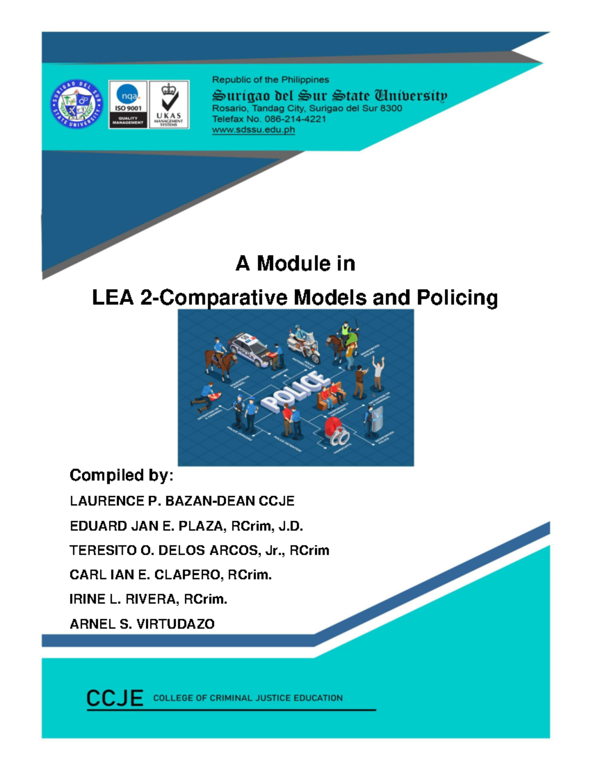LEA-2 Final Exam Study Guide: Comparative Models & Policing - Studocu