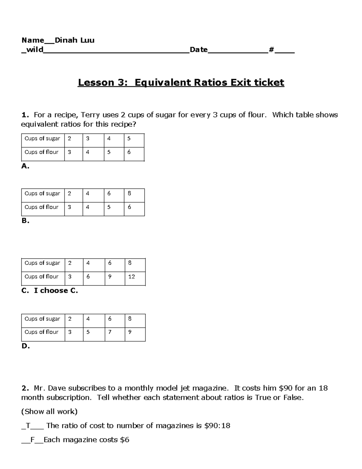 Copy of Lesson 3 exit ticket final - Name__Dinah Luu - Studocu