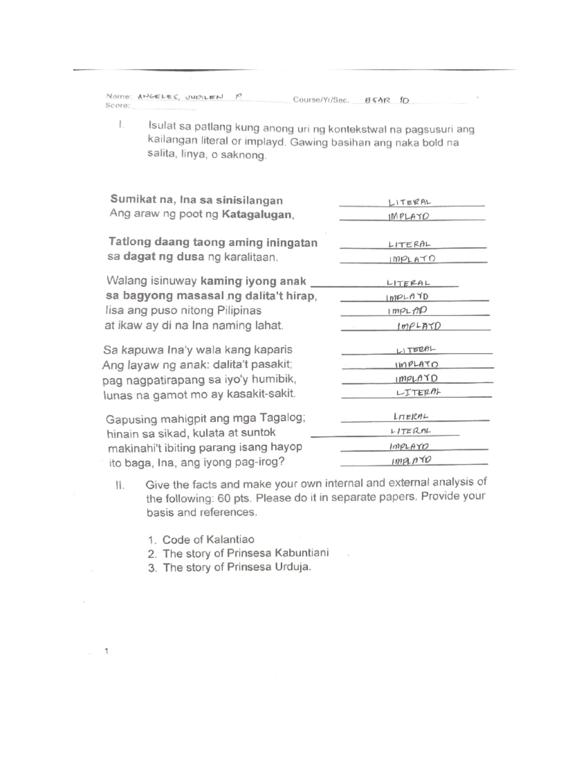 Exploring the Code of Kalantiaw: A Historical Analysis - Studocu