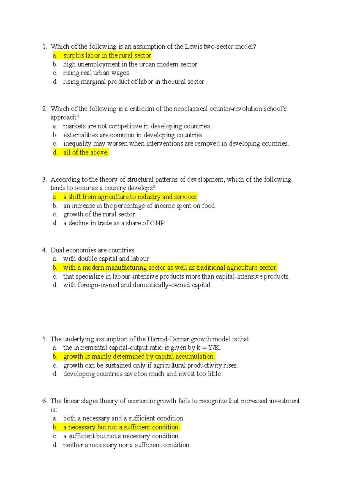 ECON2560 TUT2 - Tutorial multi choice answers - ECON2560 - UQ - Studocu