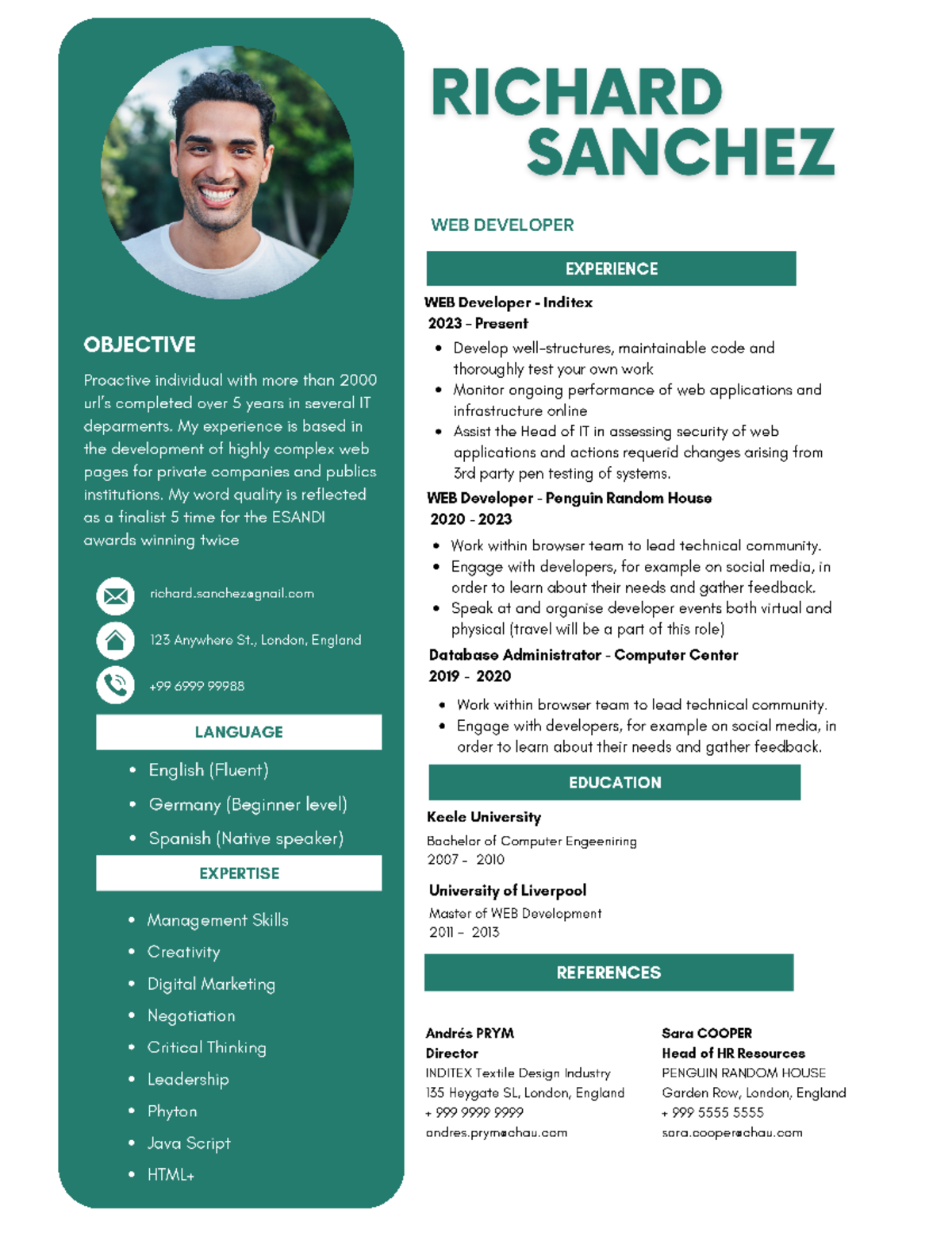 Green professional modern CV resume 20250308 161840 0000 - RICHARD ...