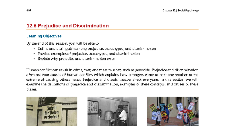 446 Chapter 12 Social Psychology: Understanding Prejudice and ...