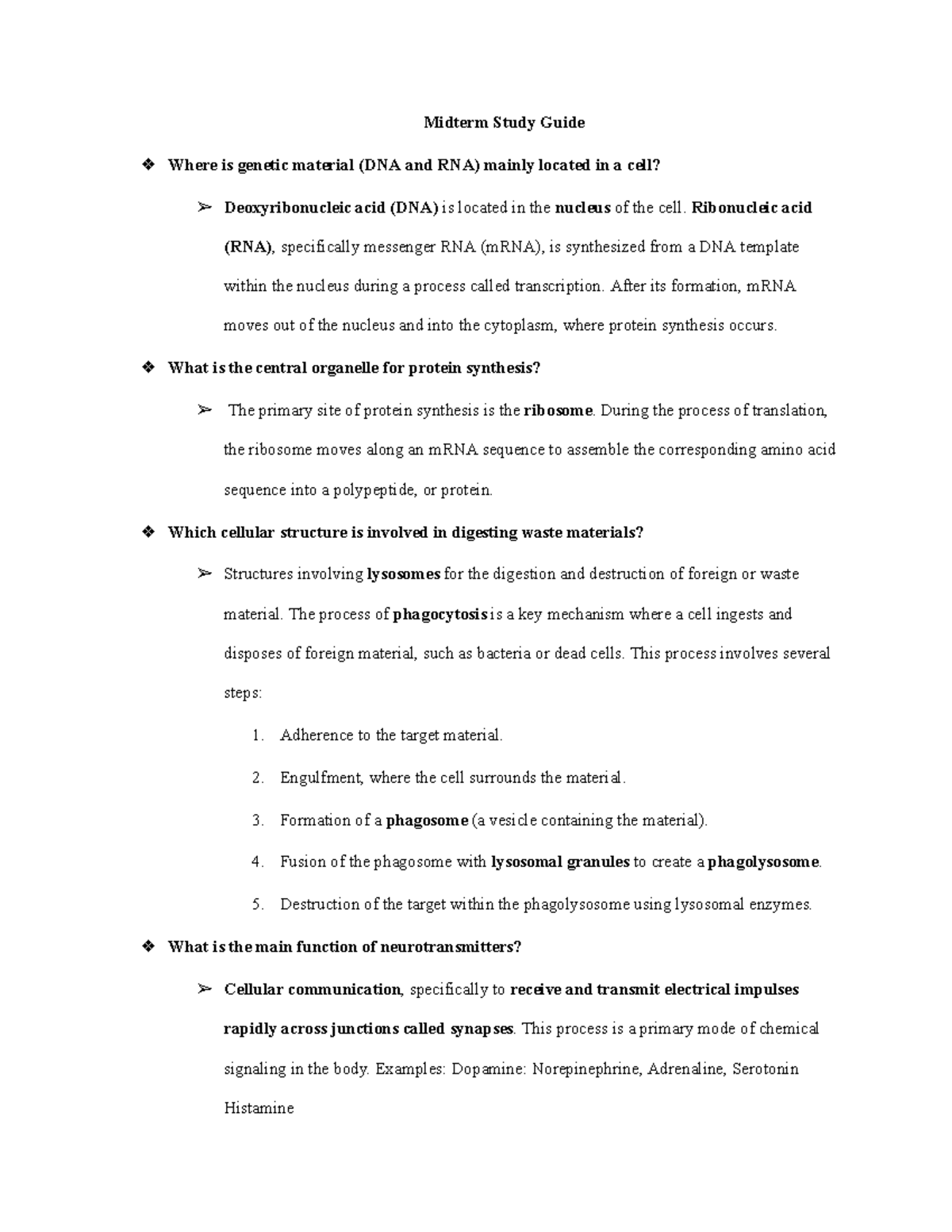 Midterm Study Guide for Nursing (NUR 101): Pathophysiology Insights - Studocu