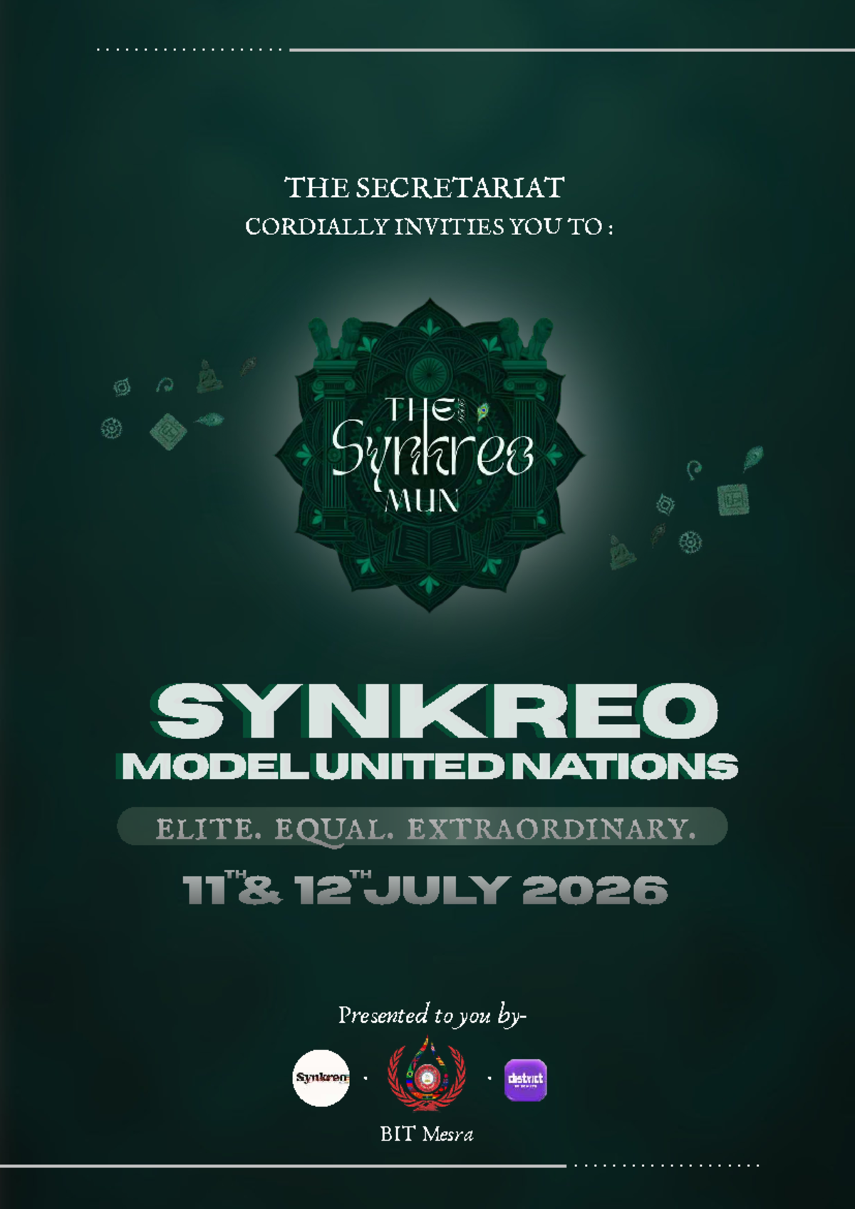 Synkreo MUN 1.0 Brochure: Invitation to the First Edition (11-12 July ...