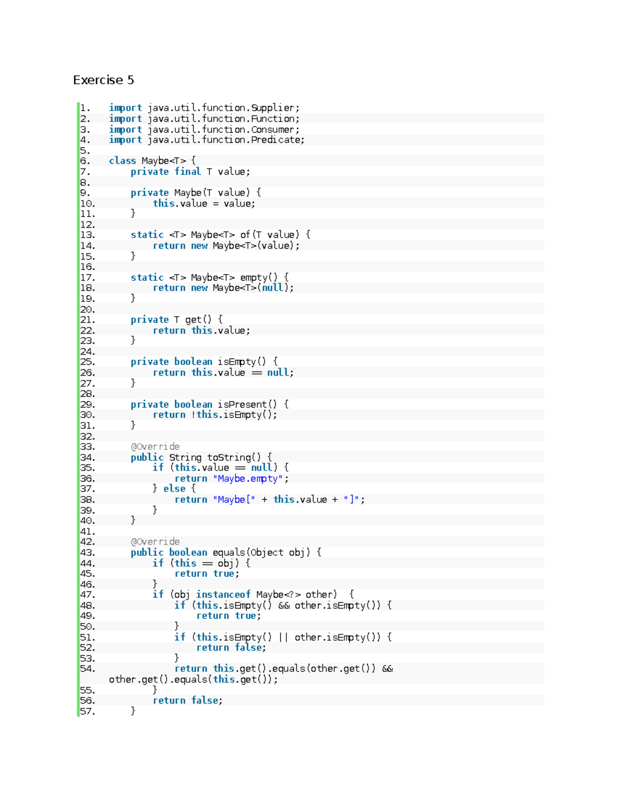 CS2030 Finals Help Sheet - Exercise 5 import java.util.function; import java.util.function ...