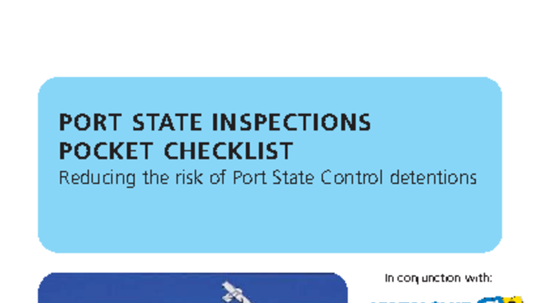 UKclub-PSCcheck 1 - analisis - In conjunction with: PORT STATE ...
