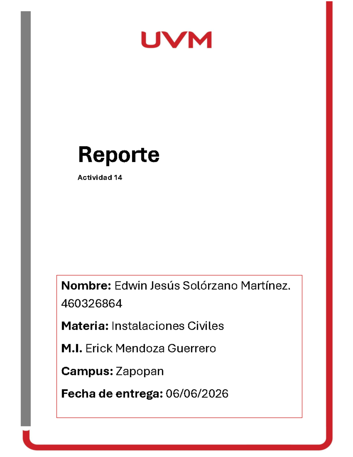 A14 EJSM - Informe sobre Leyes de Kirchhoff en Instalaciones Eléctricas ...