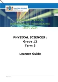 Physical Sciences Grade 12 Self Study Guide: Momentum & Impulse - Studocu