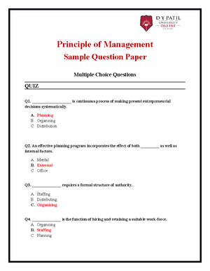 1-PPM - Question Option 1 Option 2 Option 3 Option 4 Answers Identify the technique which is NOT ...