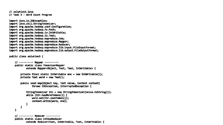 CS101 Assignment 1: Java Word Count Program Solution - Studocu