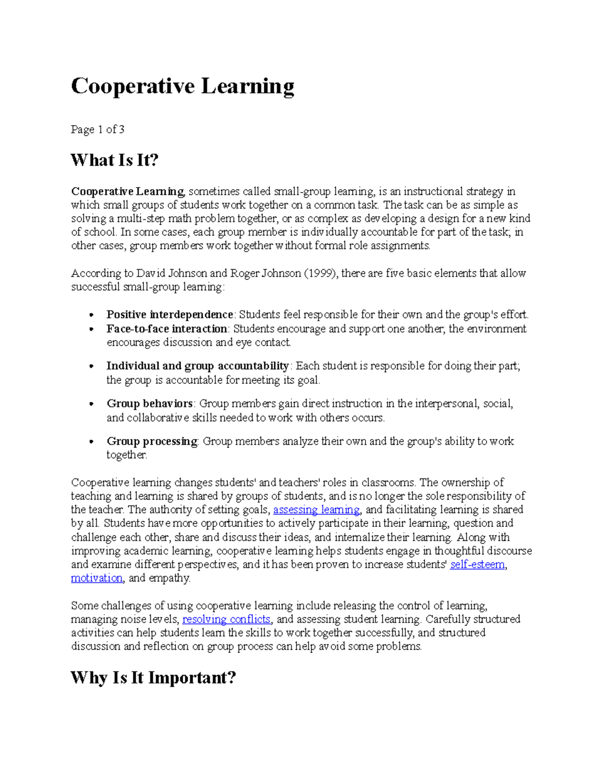 Cooperative Learning Strategies for Teaching English in Elementary ...