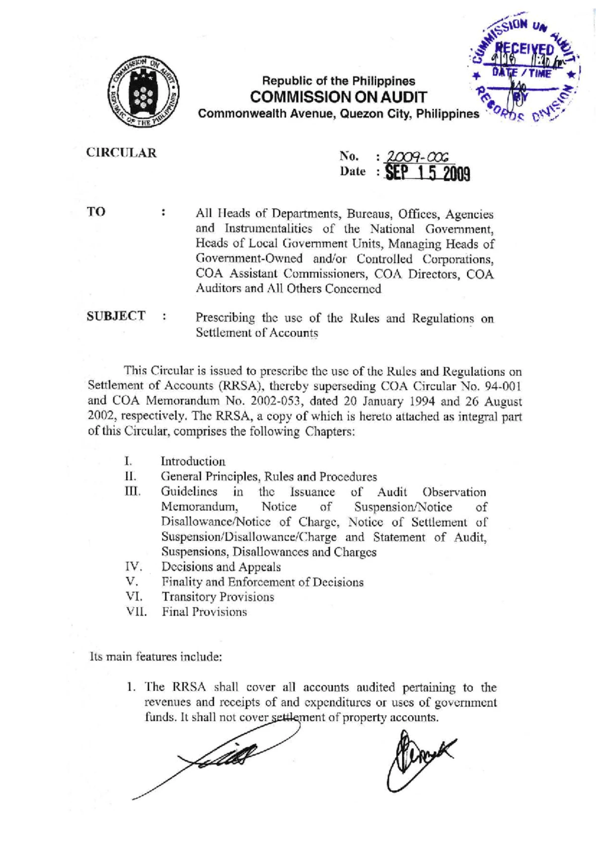 COA Circular No. 2023-005: Updated Guidelines on Money Claims - Studocu