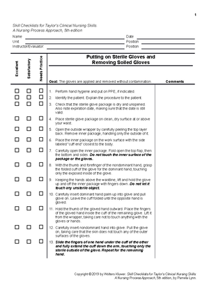 Irrigating a Nasogastric Tube Connected to Suction - 1 Skill Checklists ...