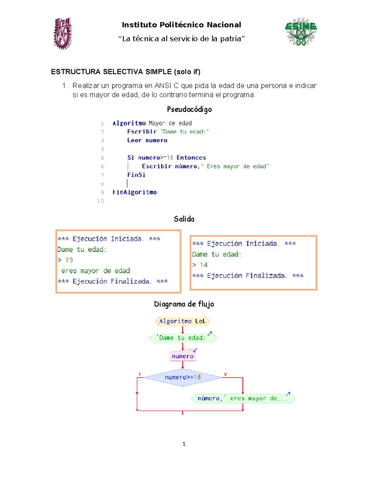 Ejercicios Unidad III - Uso de condicionales "if-else" y "switch" - Studocu