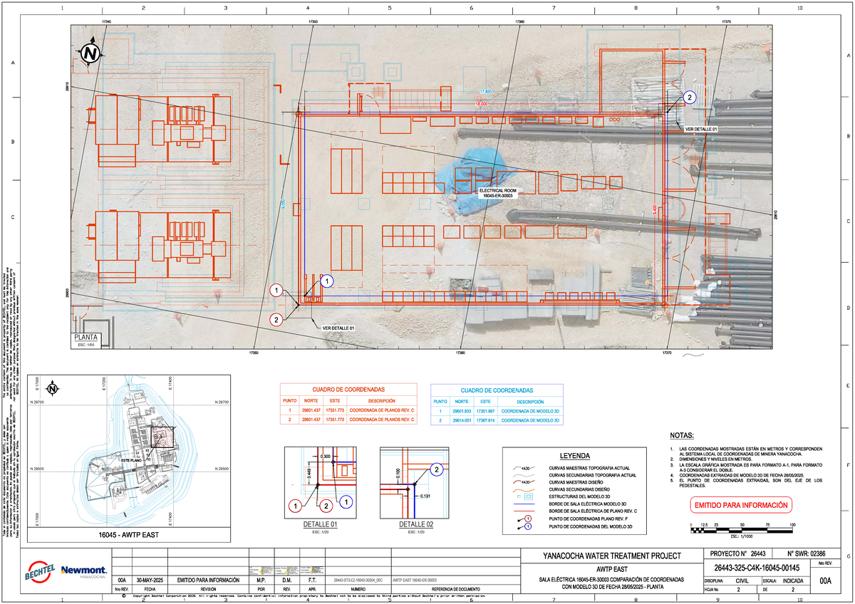 17350 17360 29610 17340 17370 AWTP EAST: Coordenadas y Detalles 3D ...