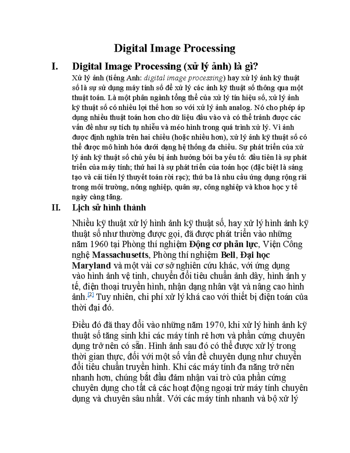 Digital Image Processing I: Khái Niệm và Ứng Dụng - Studocu