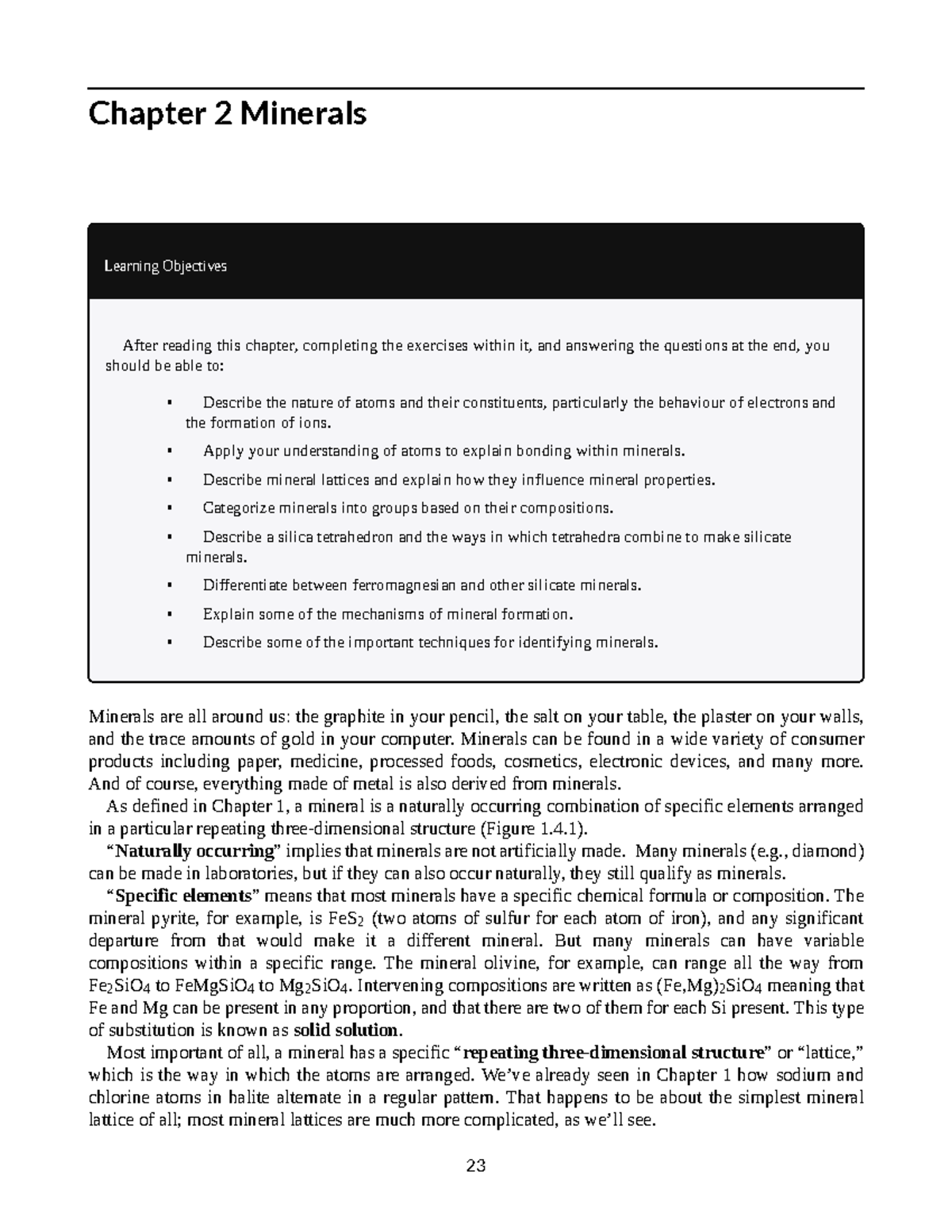 Chapter 2: Understanding Minerals - Properties, Groups, and Formation ...