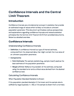 Understanding Confidence Intervals in Statistics: Formulas & Examples ...