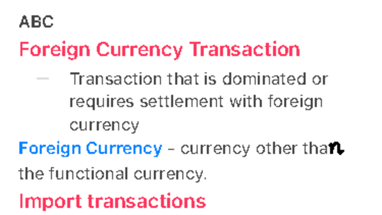 ABC-FX Hedge: Managing Foreign Currency Transactions - Studocu