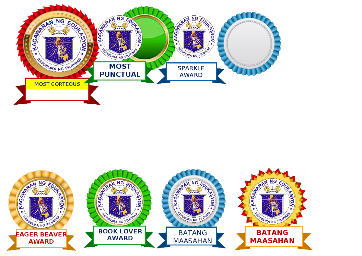 Ribbon Heads Editable - Elementary Education - MOST CORTEOUS MOST ...