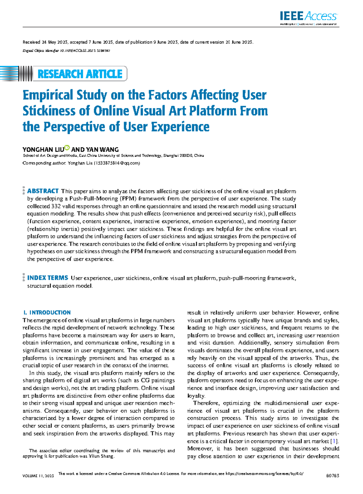 Empirical Study on User Stickiness Factors in Online Art Platforms ...