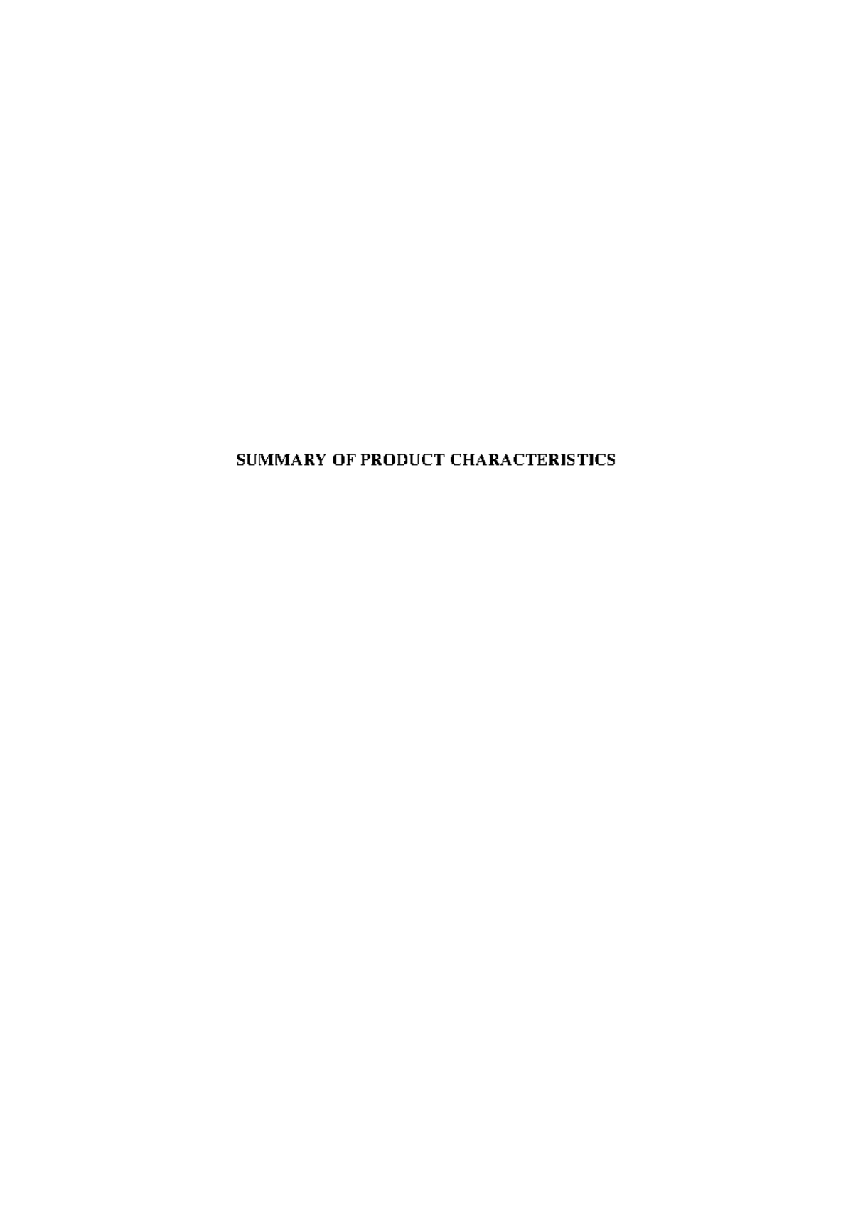 Febrilex 500 mg Summary of Product Characteristics (SmPC) - Studocu