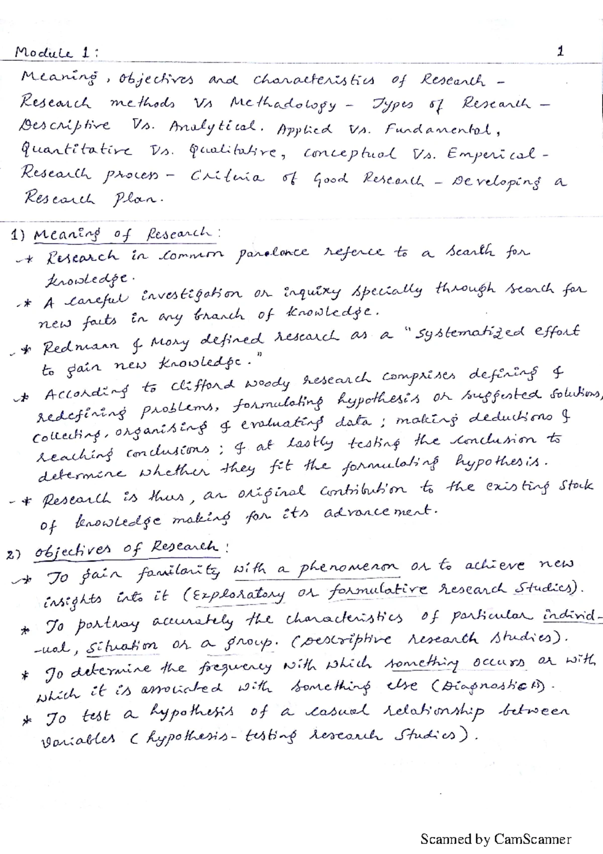 Research Methodology & IPR (BRMK557) - Question Bank for Modules 1-3 ...