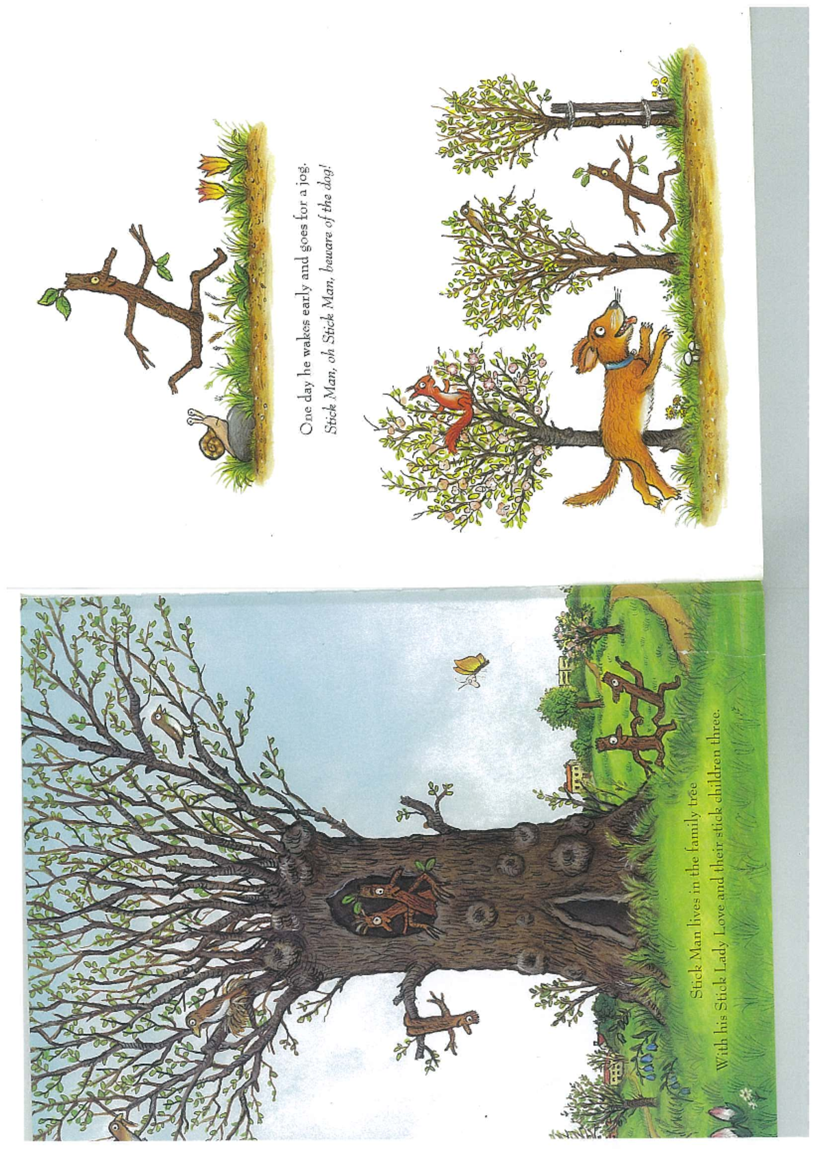 Kids Picture Book: Stick Man's Adventure and Warnings - Studocu