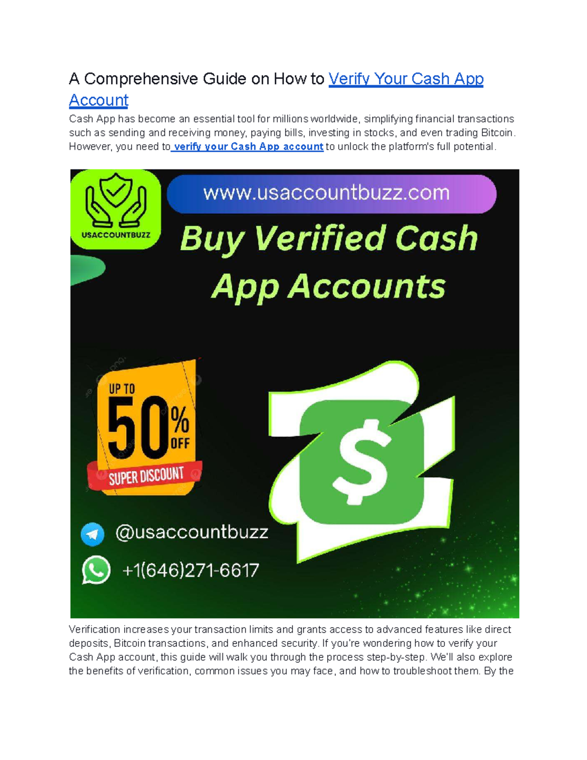 A Comprehensive Guide on How to Verify Your Cash App Account - However ...