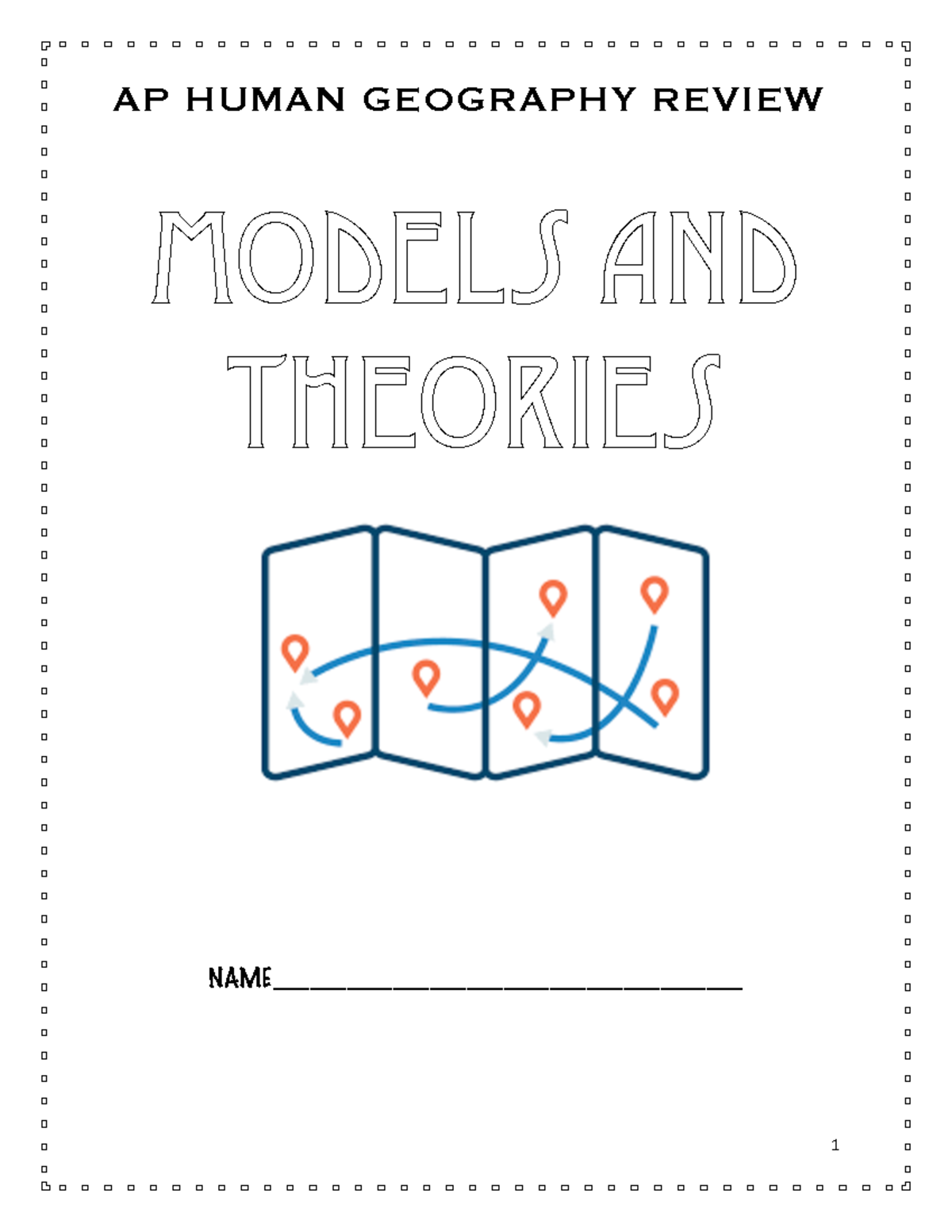 AP HUMAN GEOGRAPHY: Models and Theories Review Packet - Studocu