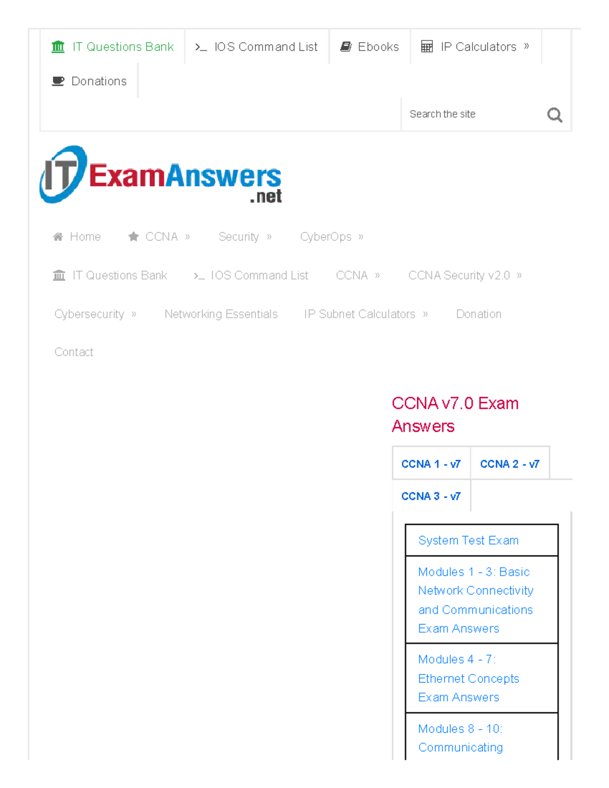 CCNA v7.0 Final Exam Study Guide: IPv6 Addressing and DHCPv6 - Studocu