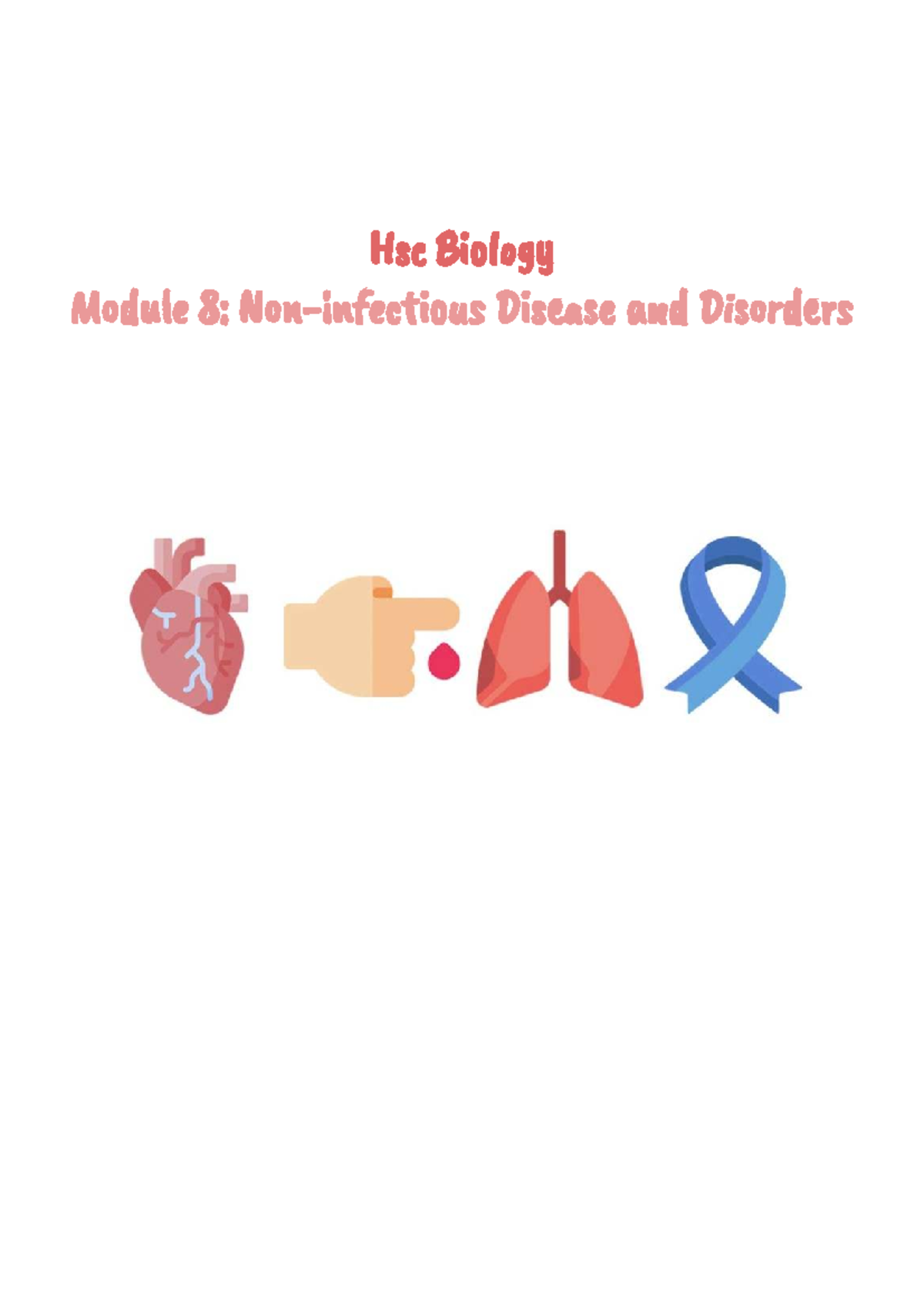 HSC Biology Module 8: Homeostasis & Disease Prevention Strategies - Studocu