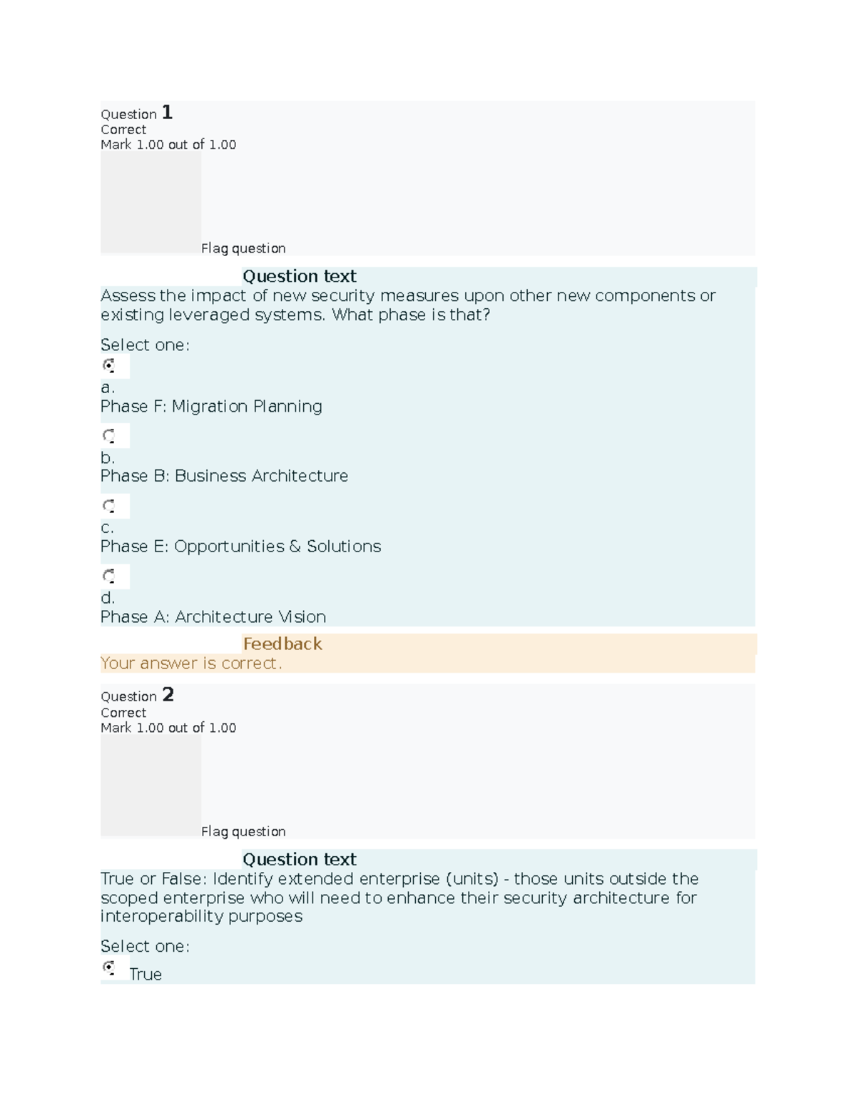 Information Assurance and Security 1 Final Exam Questions & Answers ...