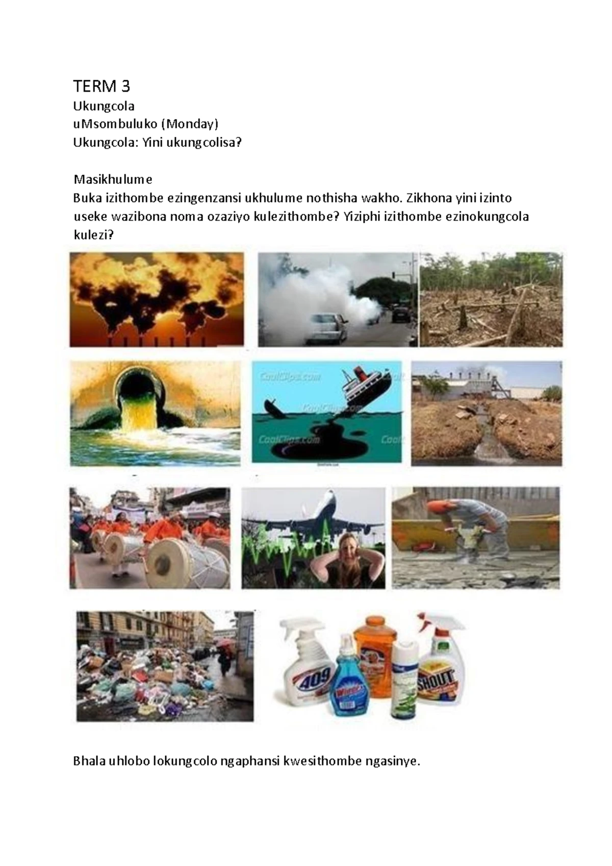 IsiZulu Grade 5 Lesson Plan: Crafting Isikhangiso - Studocu