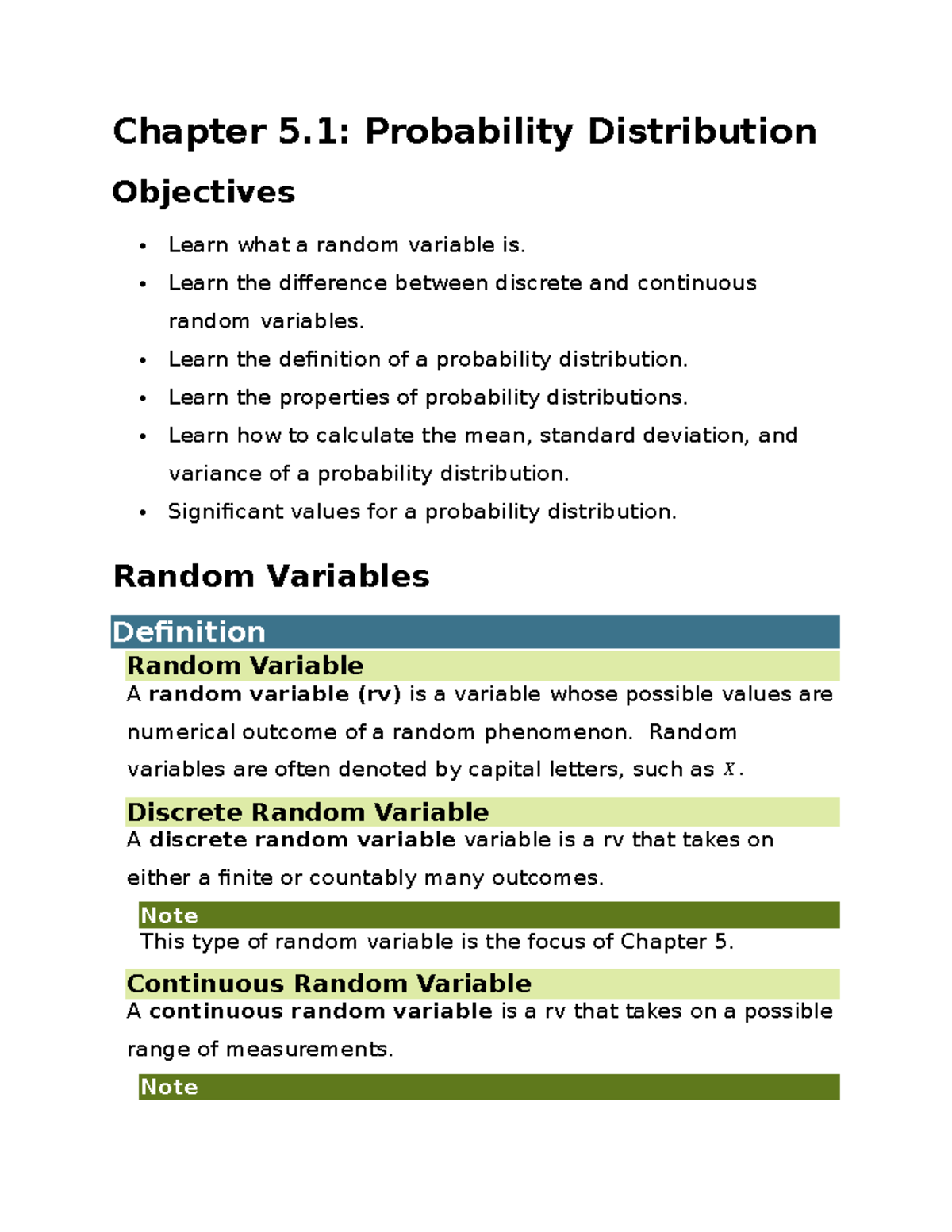 Chapter 5: Probability Distributions and Binomial Experiments - Chapter ...