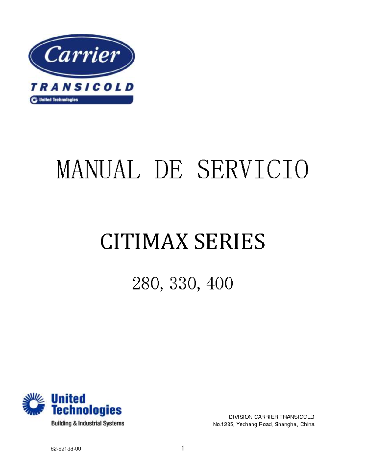 Service manual Citimax 280 330 400 esp - MANUAL DE SERVICIO CITIMAX ...