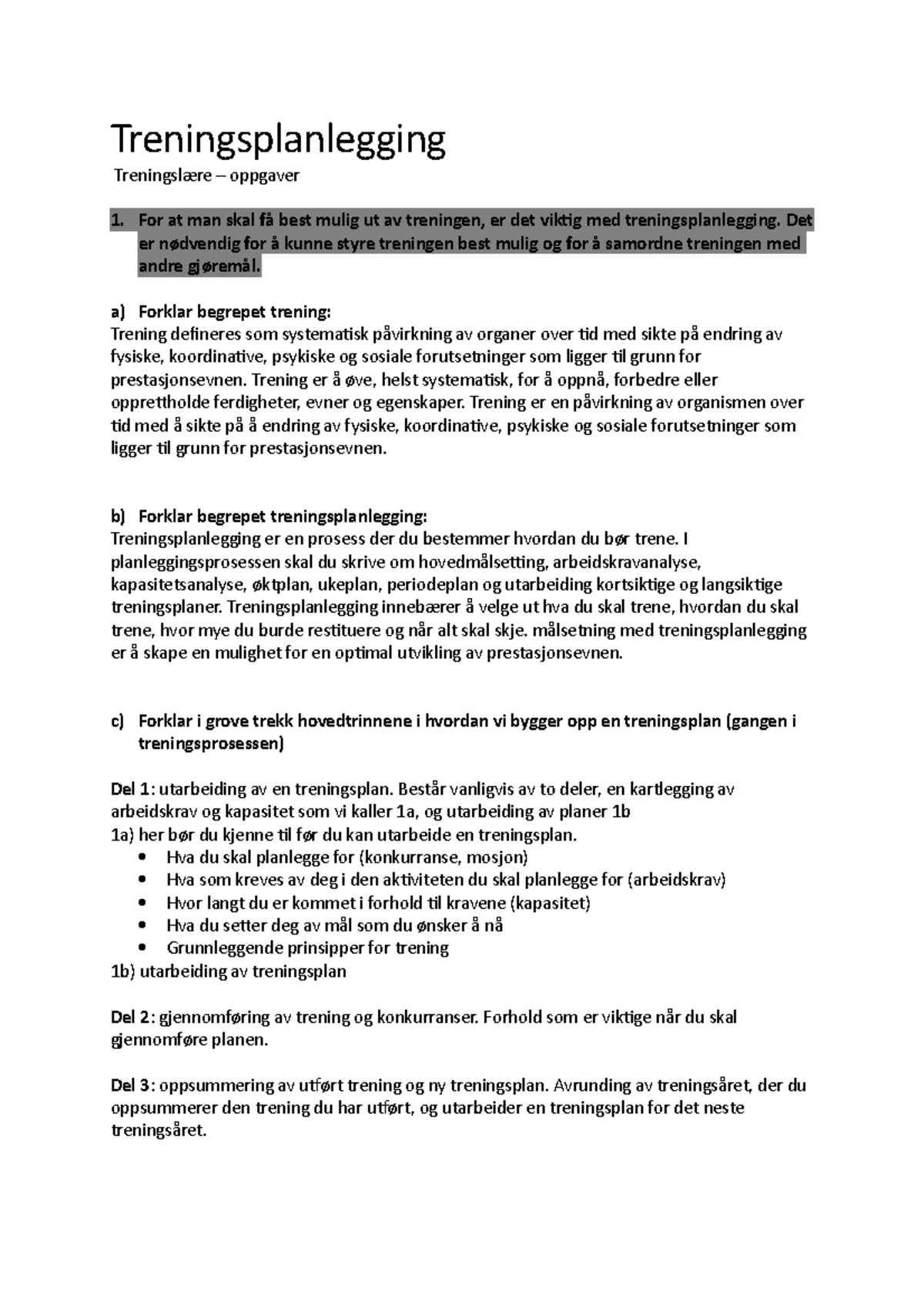 Bevegelighet - treningslære - Bevegelighet – treningslære Oppgaver hva ...