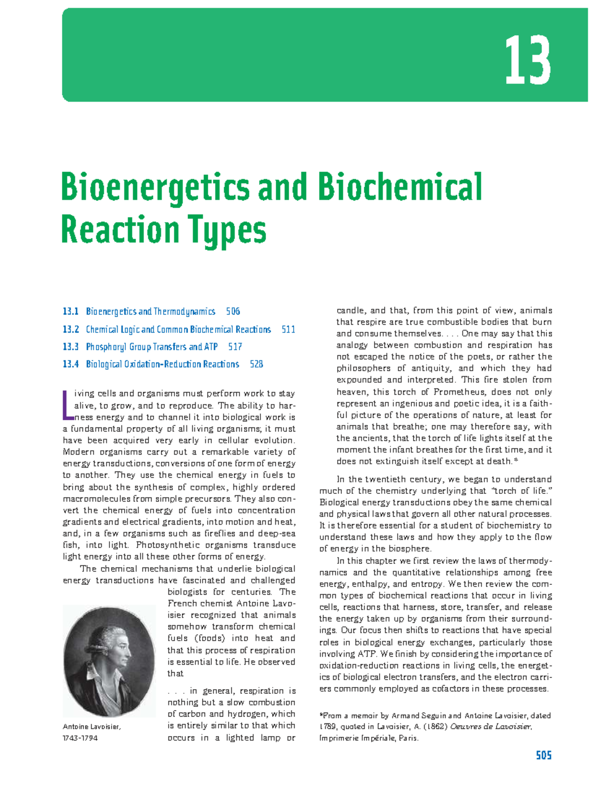 Bioenergetics and Biochemical Reaction Types: Thermodynamics and ATP ...