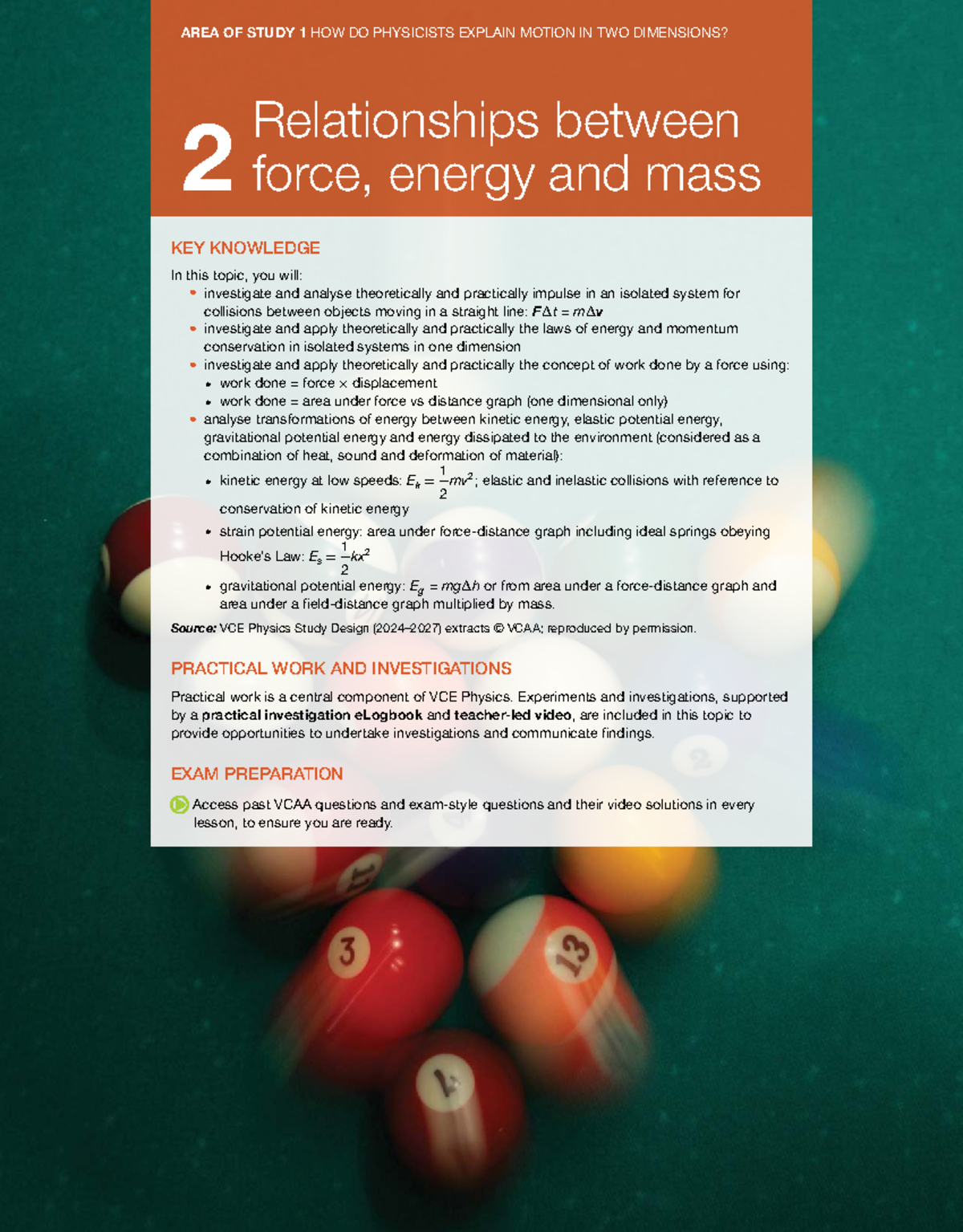 12PHY - Chapter 2: Motion, Energy, and Momentum in Physics - Studocu