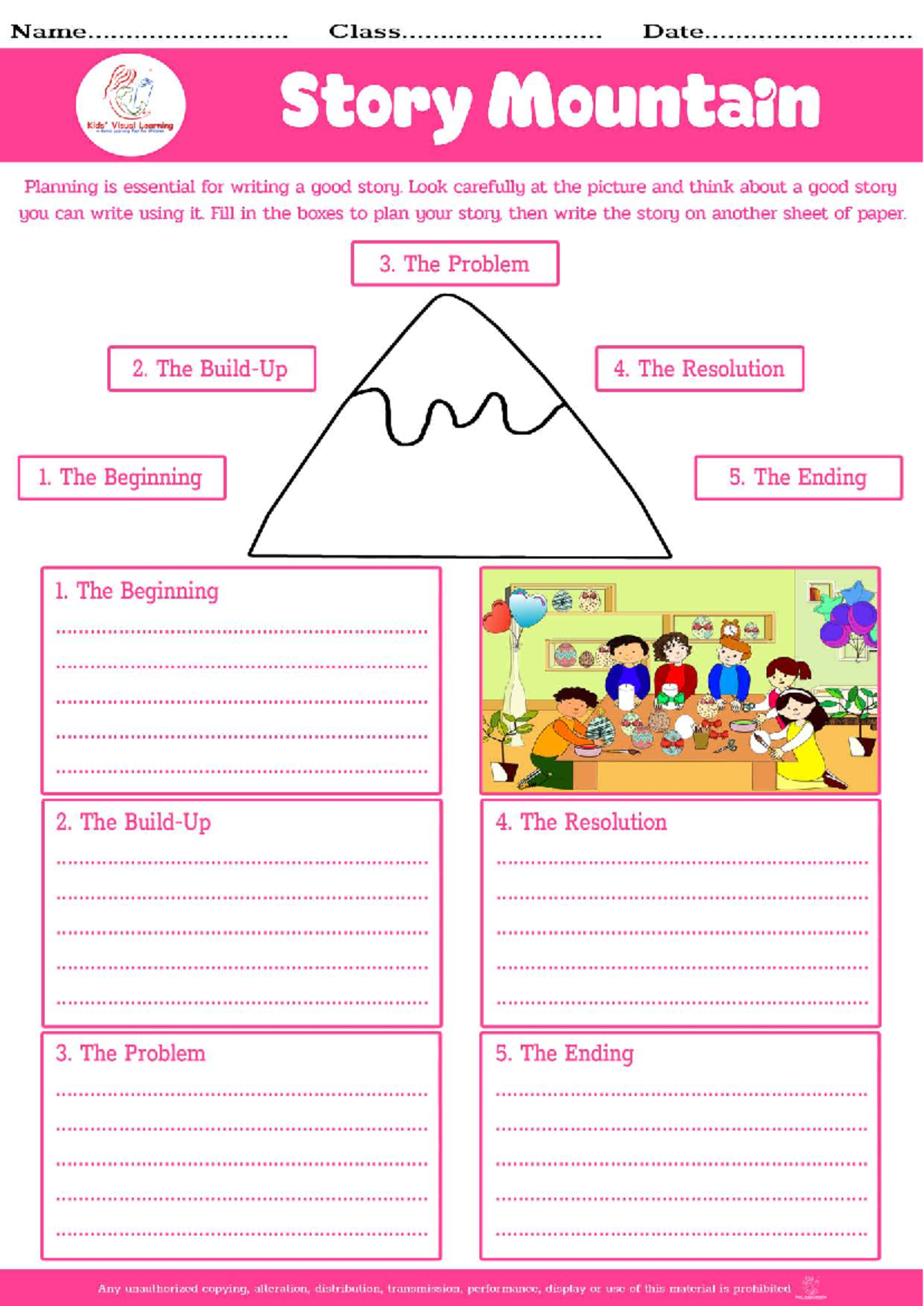 Visual Learning: Story Mountain Planning for ESL Class - Studocu