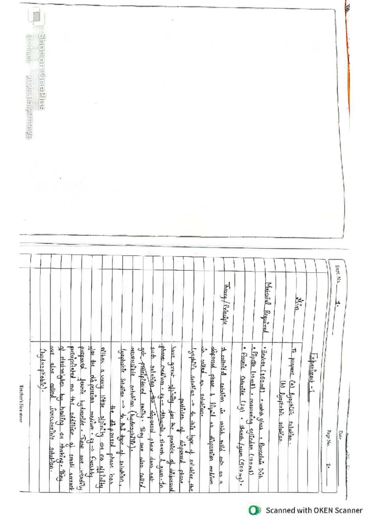 Class 12 Chemistry Practical: Solutions and Titration Experiments - Studocu