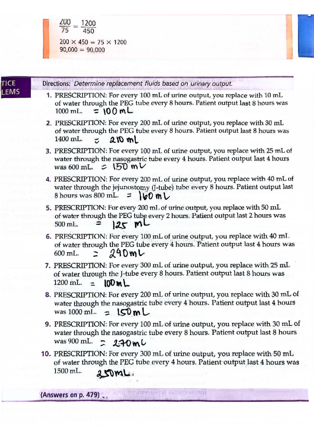 Fluid Replacement Guidelines Based on Urinary Output - LEMS - Studocu